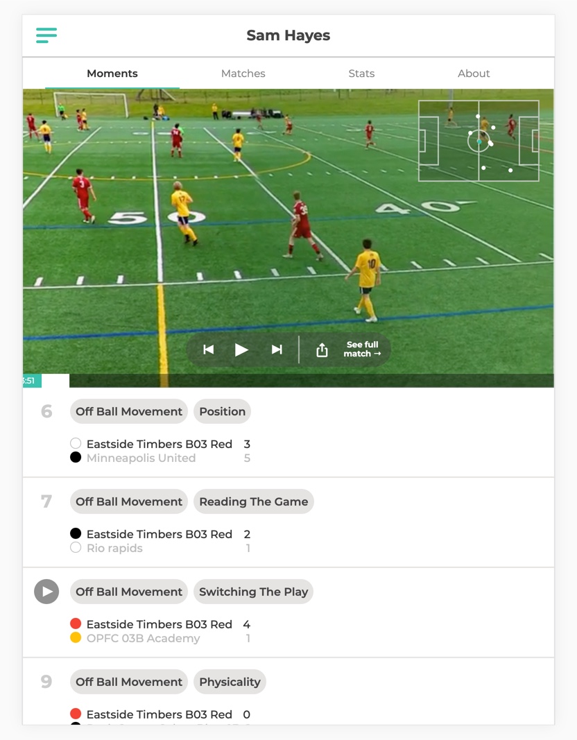 How Many Soccer Moments Do I Send to a College Coach? - Trace